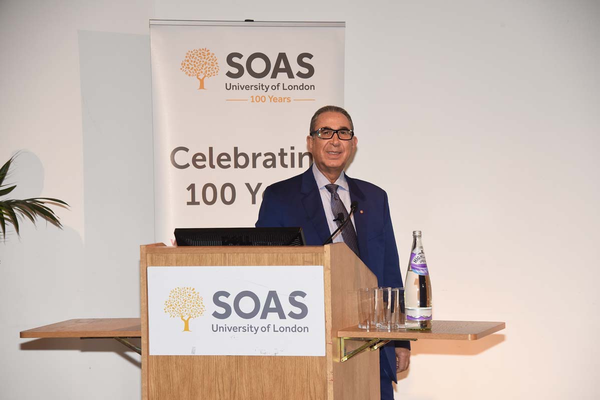 Professor David Khalili lectures at SOAS on the preservation of history ...