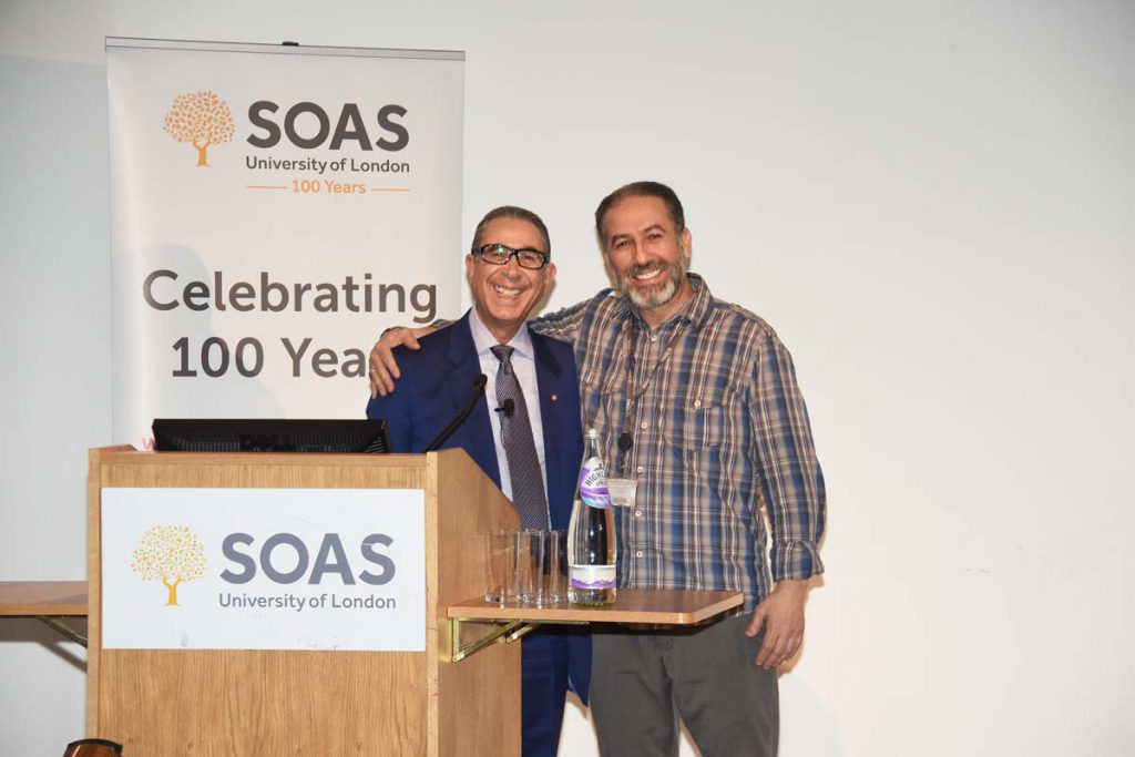 Professor David Khalili lectures at SOAS on the preservation of history ...