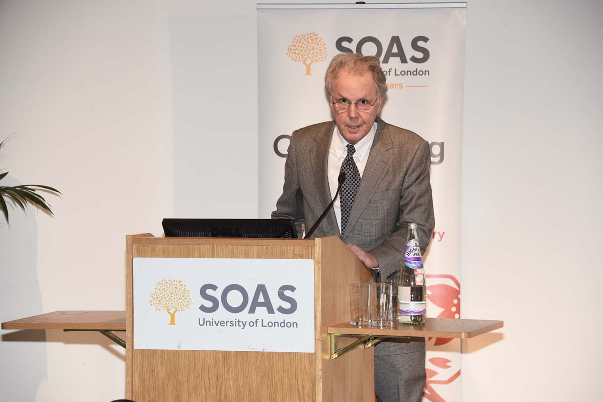Professor David Khalili lectures at SOAS on the preservation of history ...