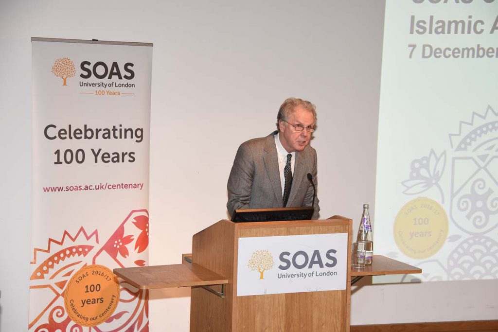 Professor David Khalili lectures at SOAS on the preservation of history ...