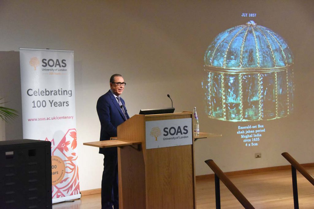 Professor David Khalili lectures at SOAS on the preservation of history ...