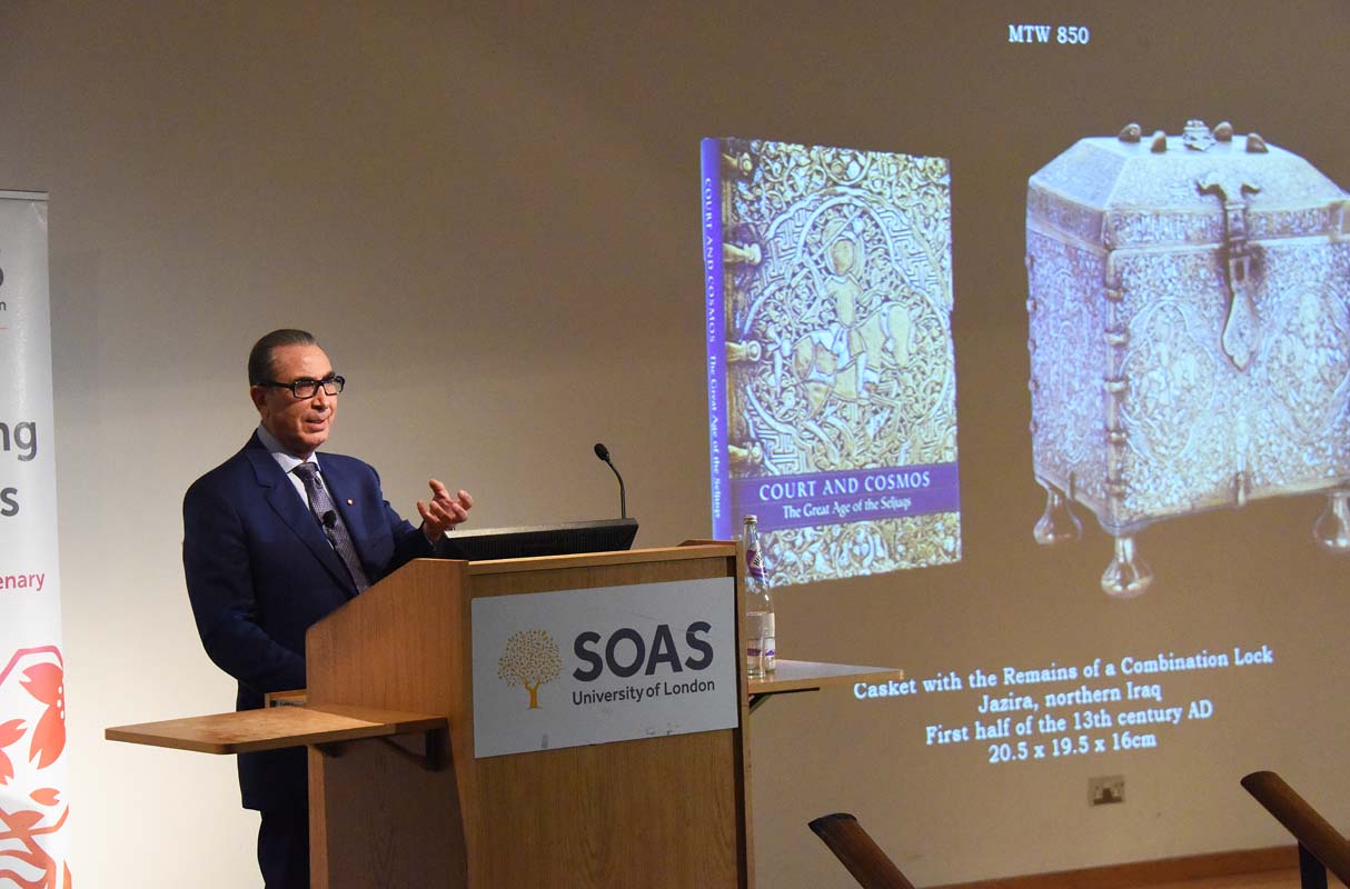 Professor David Khalili lectures at SOAS on the preservation of history ...
