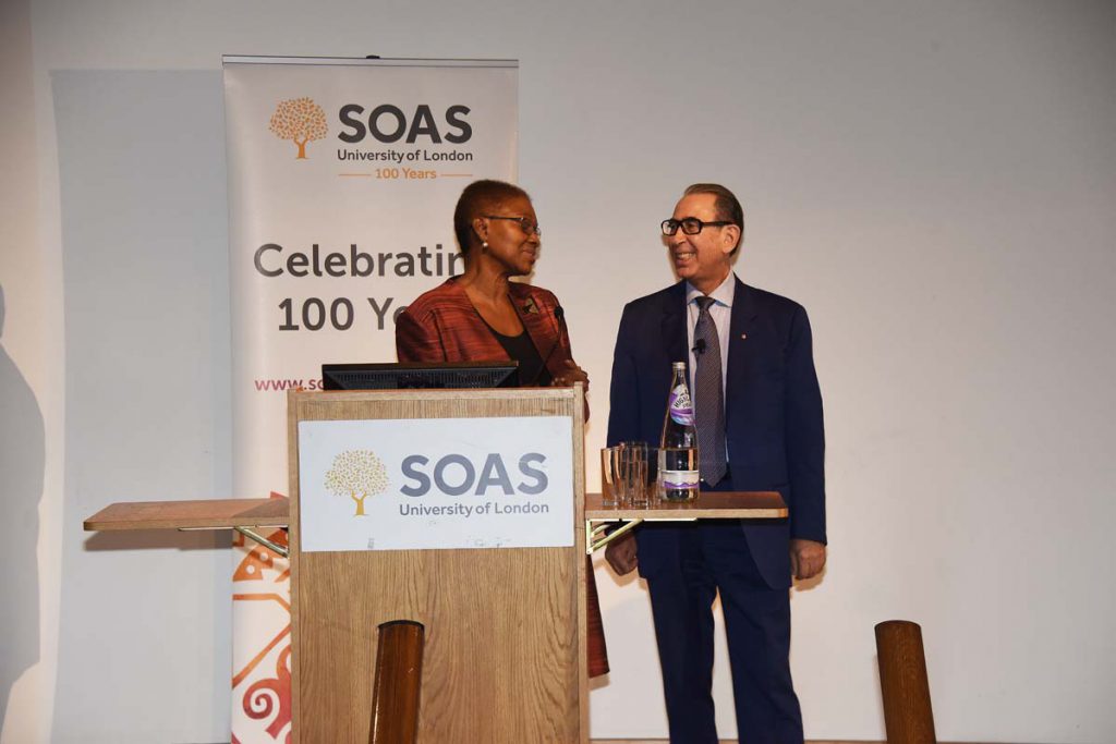Professor David Khalili lectures at SOAS on the preservation of history ...