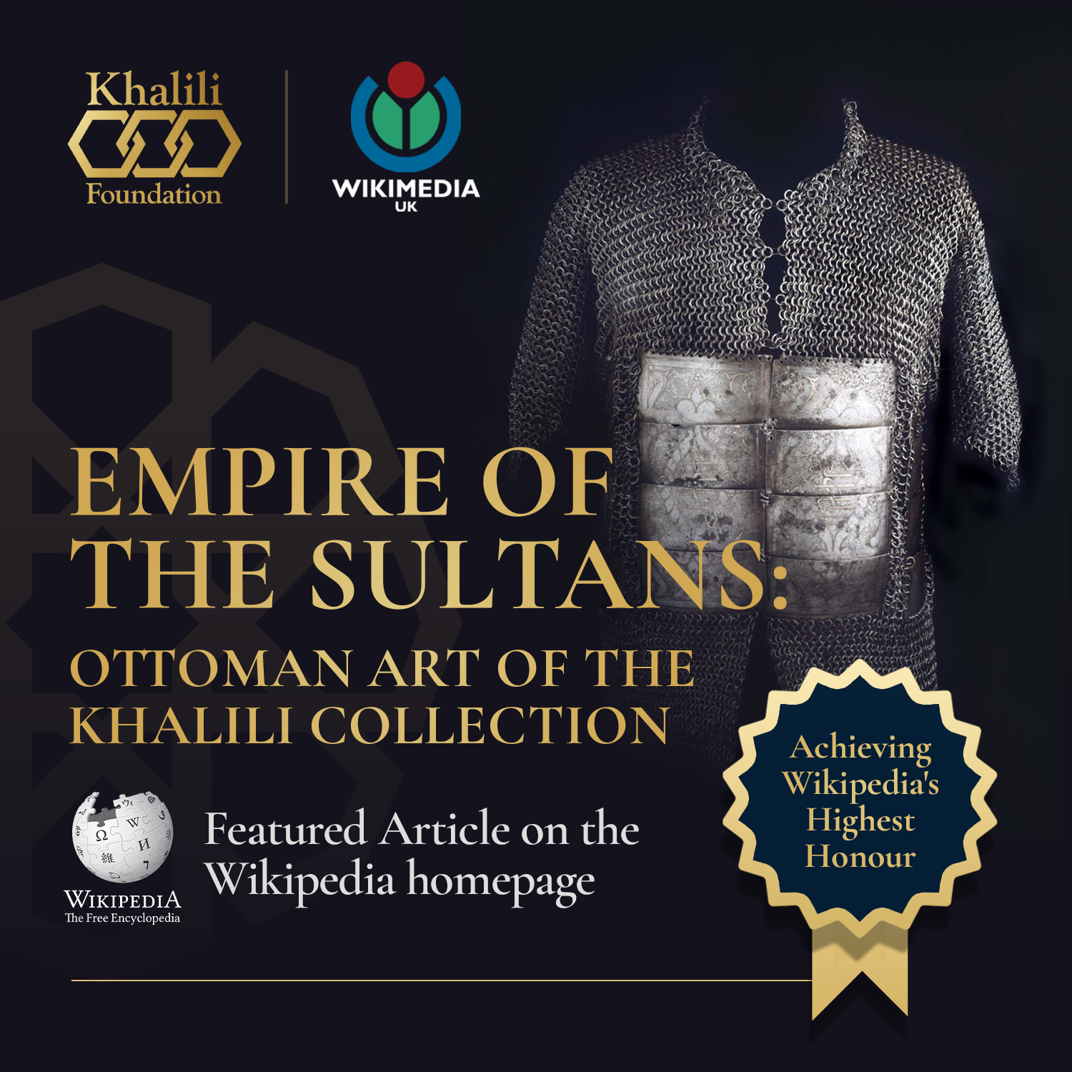 Khalili Foundation article achieves Wikipedia’s highest honour - Nasser ...